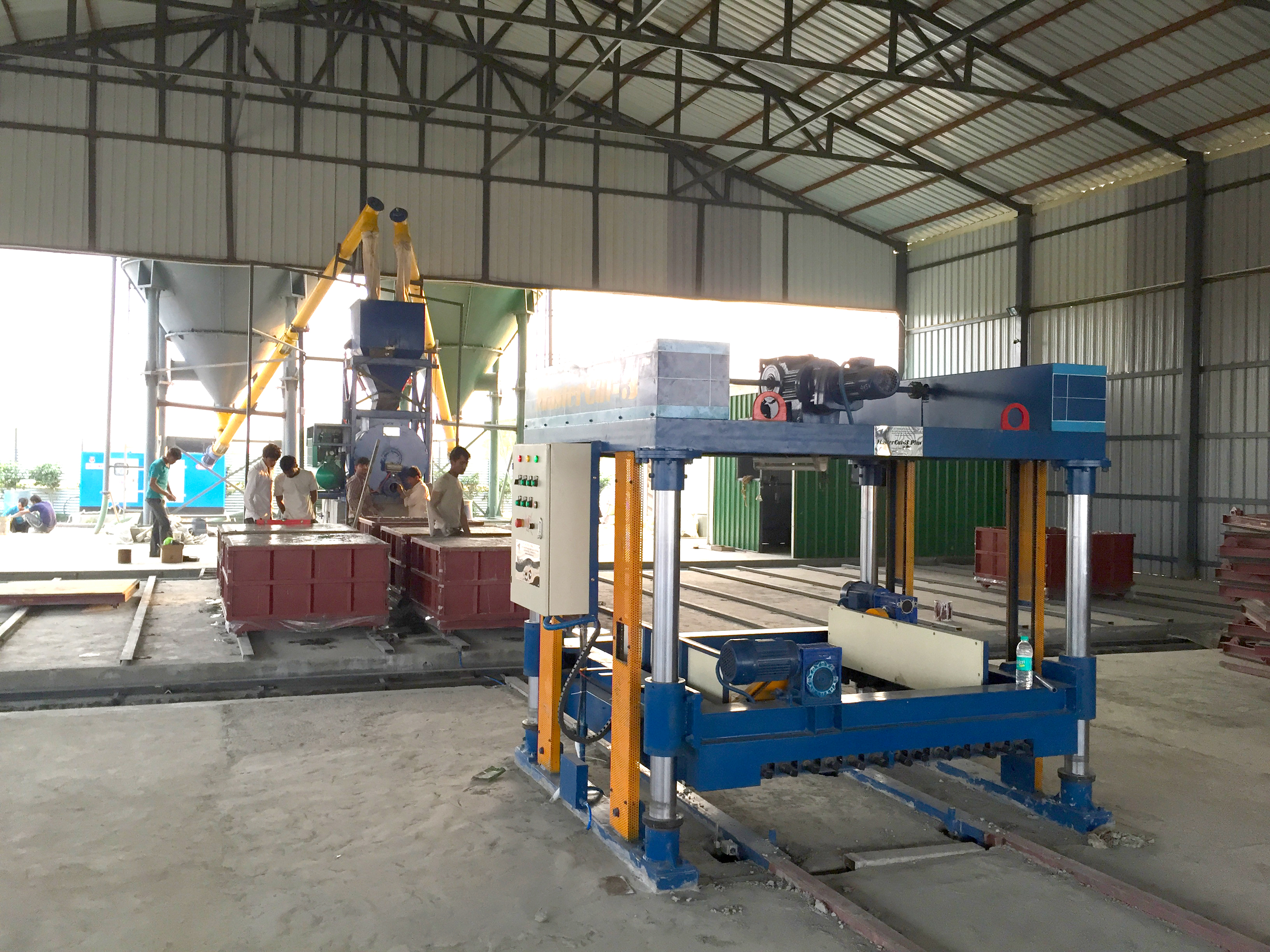 300m3 CLC block plant in India